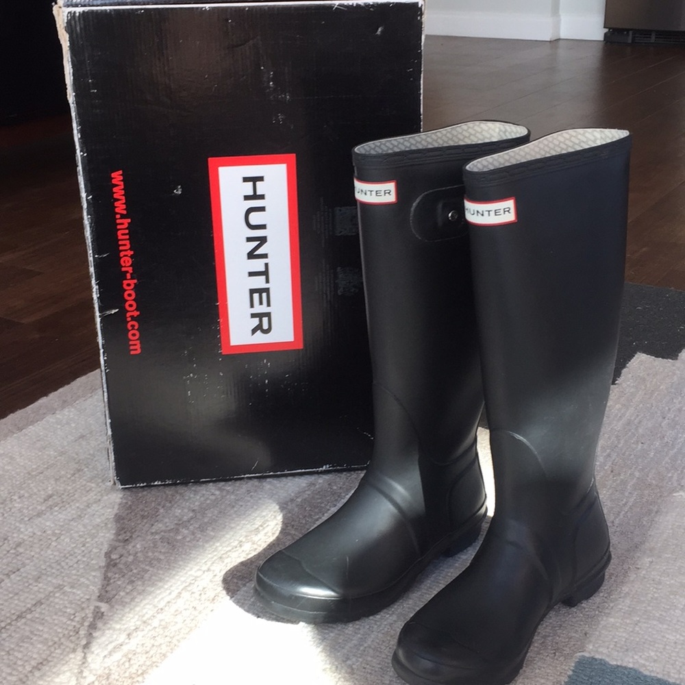 Hunter Tall Original Rainboots Black - Gem